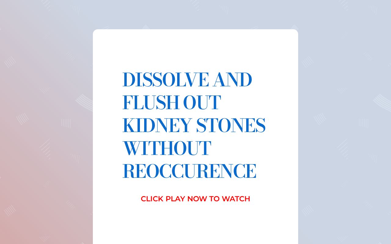 Kidney Health Class